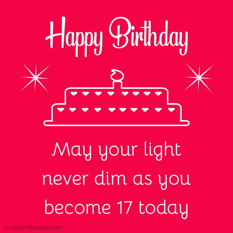 Joyeux 17e anniversaire texte – Messages pour les 17 ans
